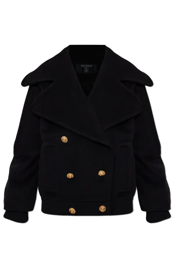 Balmain Wool Jacket - Black