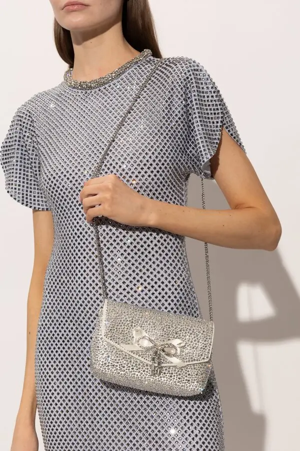 JIMMY CHOO Soft Bow Mini Shoulder Bag
