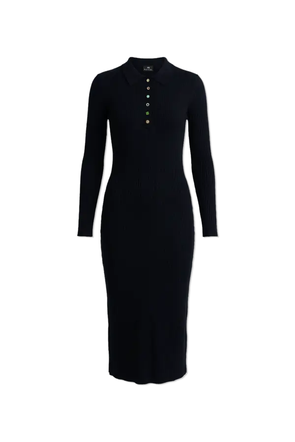 Paul Smith Fitted Knit Midi Dress
