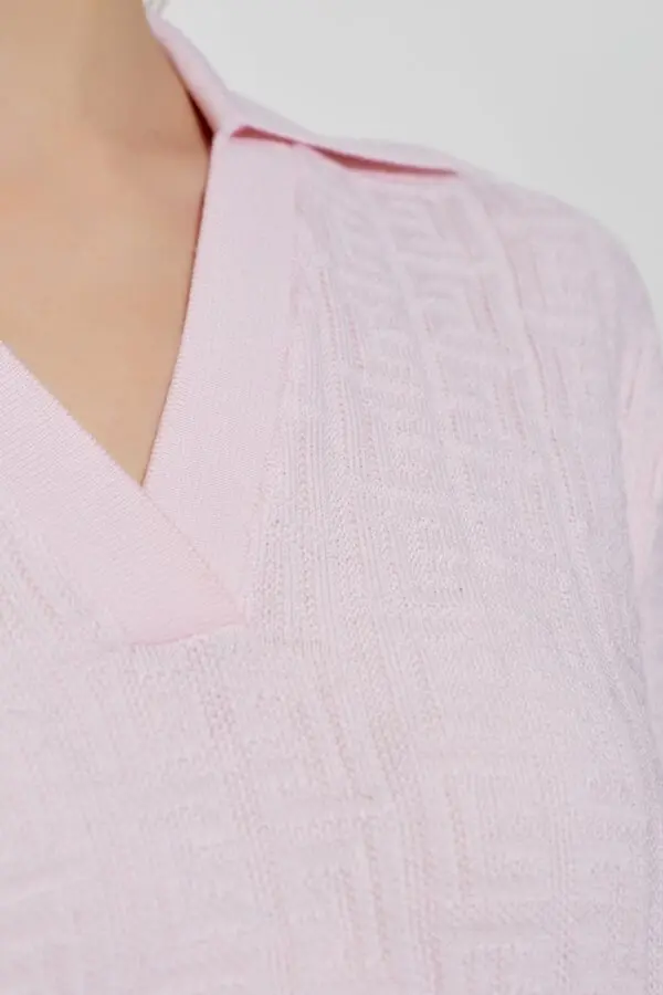 Balmain Wool Turtleneck With Monogram