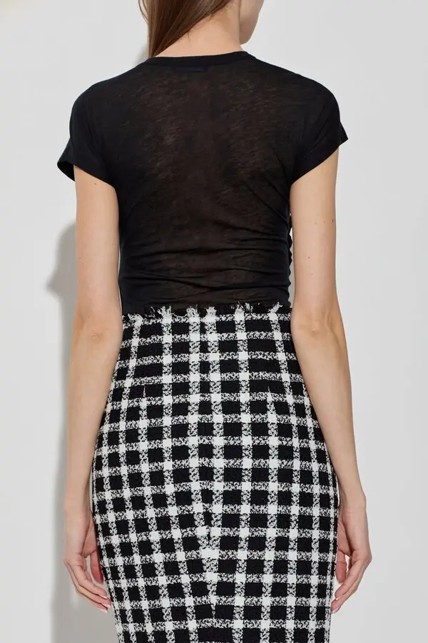 Balmain Fitted Top - Black