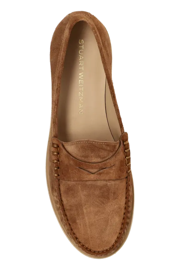 STUART WEITZMAN Lottie Loafers - Brown