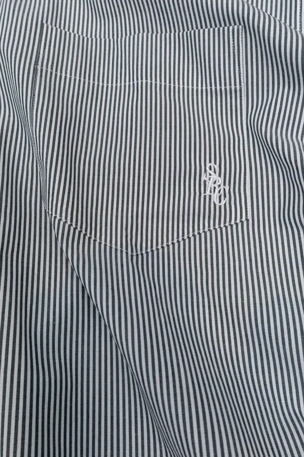 SPORTY & RICH Oversized Striped Shirt