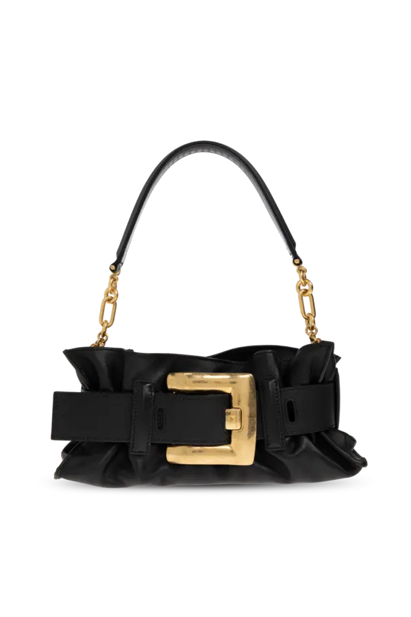 Balmain Anthem Mini Shoulder Bag - Black