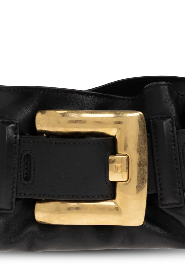 Balmain Anthem Mini Shoulder Bag - Black