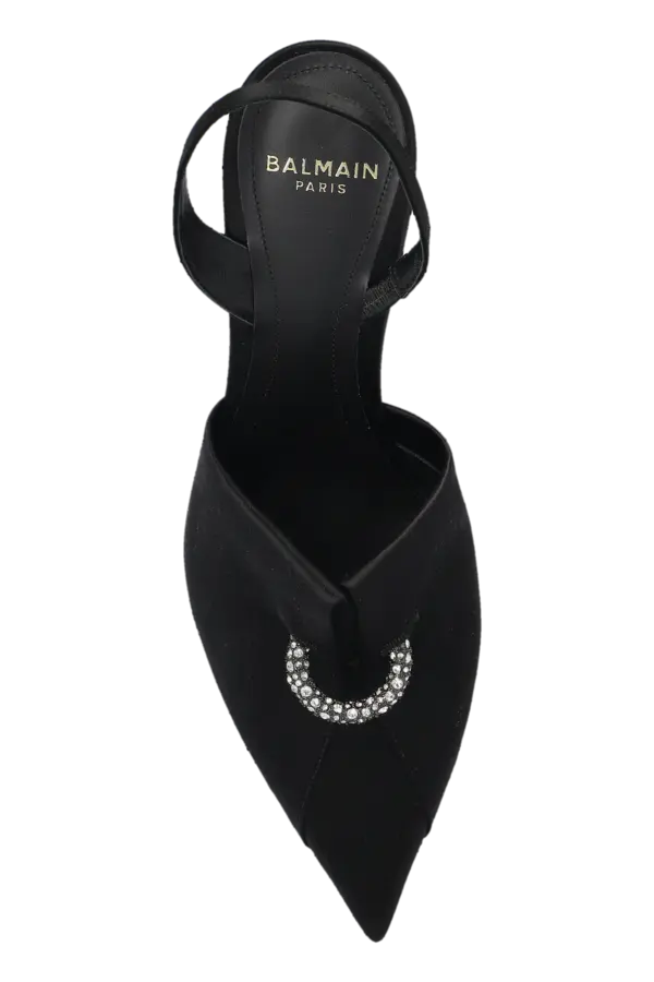 Balmain Heeled Slingback Shoes