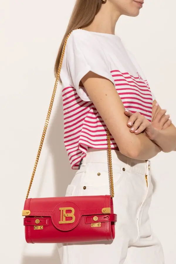 Balmain B-buzz 23 Shoulder Bag - Pink