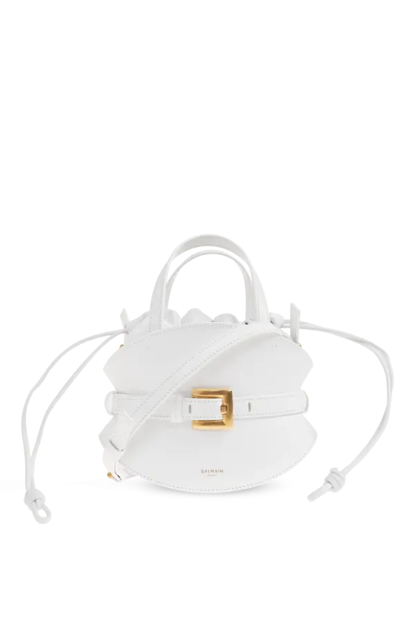 Balmain Shuffle Mini Handbag - White