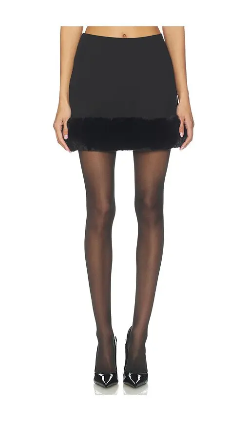 Apparis Meadow Mini Skirt - Black