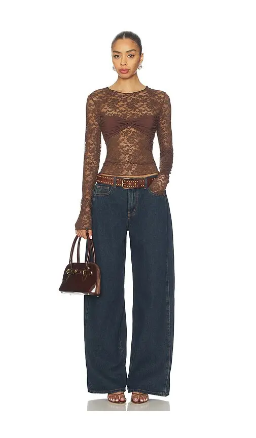 Lioness Lace Long Sleeve Top