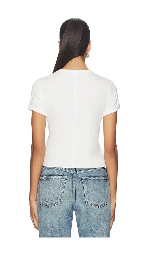 RE/DONE 90's Ribbed Cap Sleeve Tee