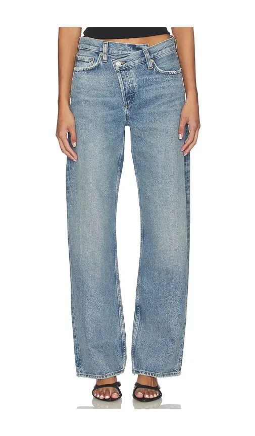 AGOLDE Arc Criss Cross Jeans - Blue