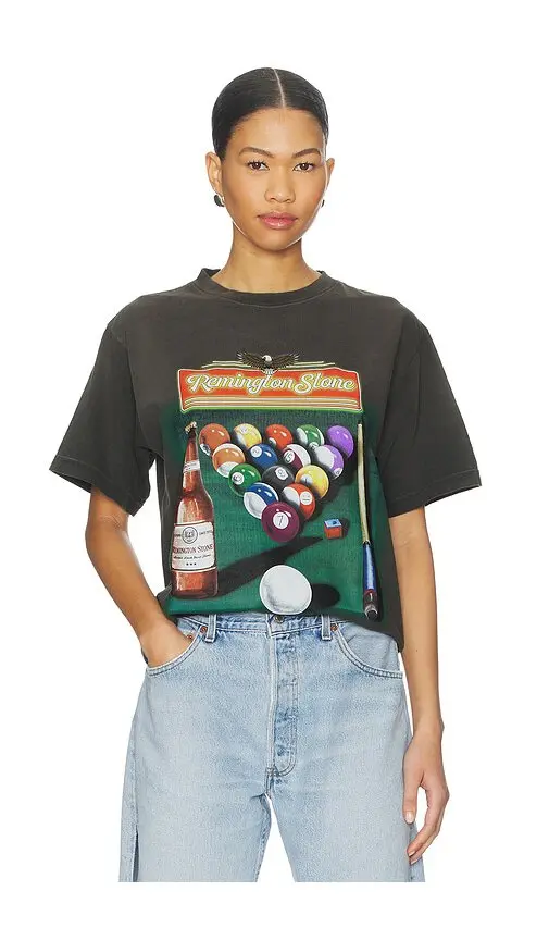 REMINGTON STONE Pool Hall Graphic Tee