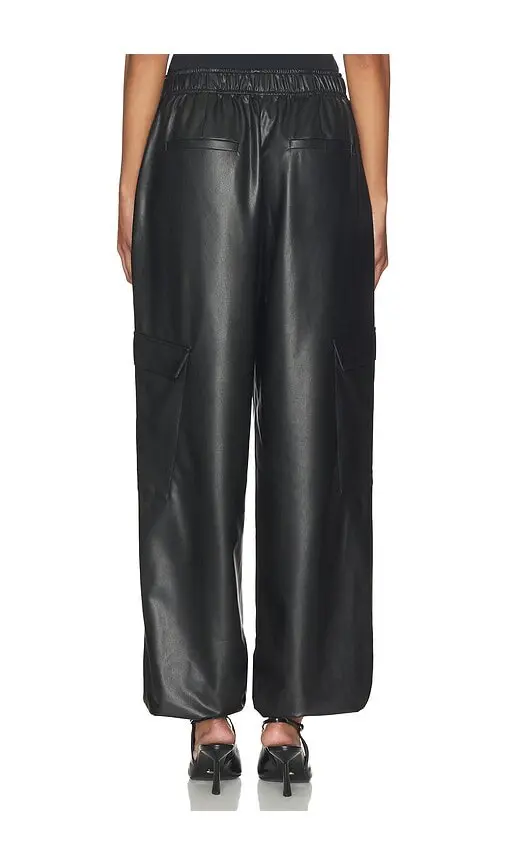 Lapointe Textured Faux Leather Jogger