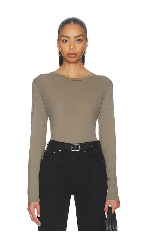 NILI LOTAN Simone Tee - Olive