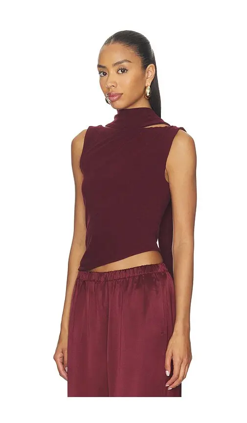 MADISON THE LABEL Netta Scarf Top