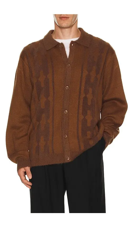 HUF Patterson Cardigan Sweater