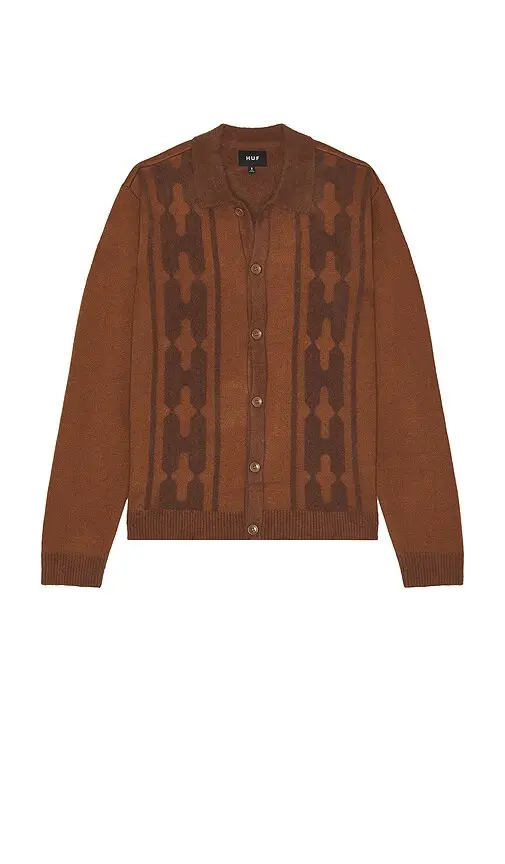 HUF Patterson Cardigan Sweater