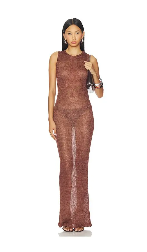 Superdown Alix Maxi Dress - Brown