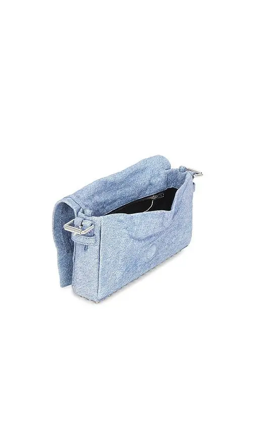 Alexander Wang Ricco Crushed Slim Flap Bag - Blue