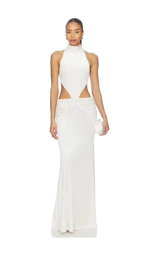 Delfi Zarina Dress - Ivory