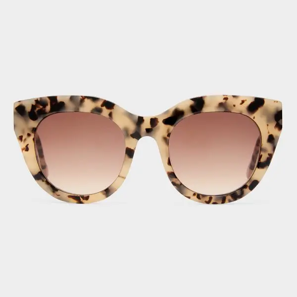 Le Specs Airy Canary Ii Cat Eye Sunglasses - Cookie Tort
