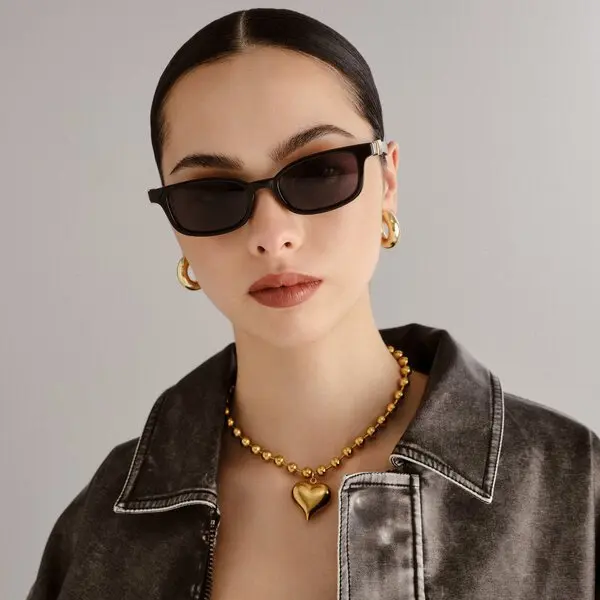 Le Specs D-frame Sunglasses