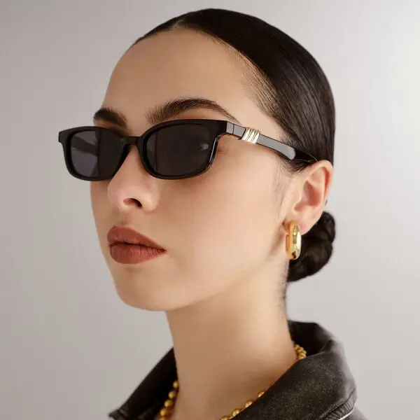 Le Specs D-frame Sunglasses
