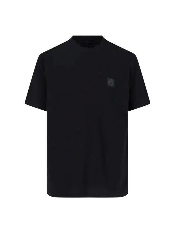 Stone Island Compass' T-shirt - Black