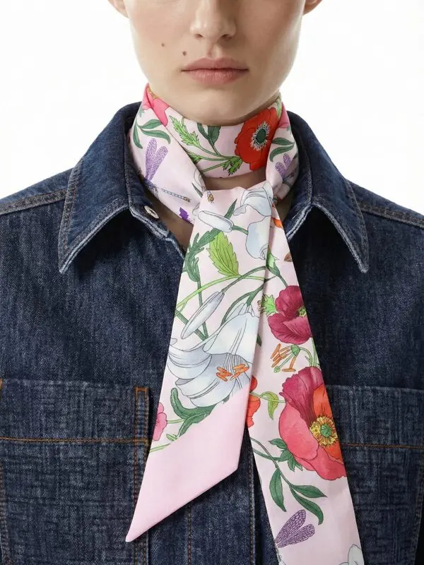 Gucci Flora Silk Bandeau