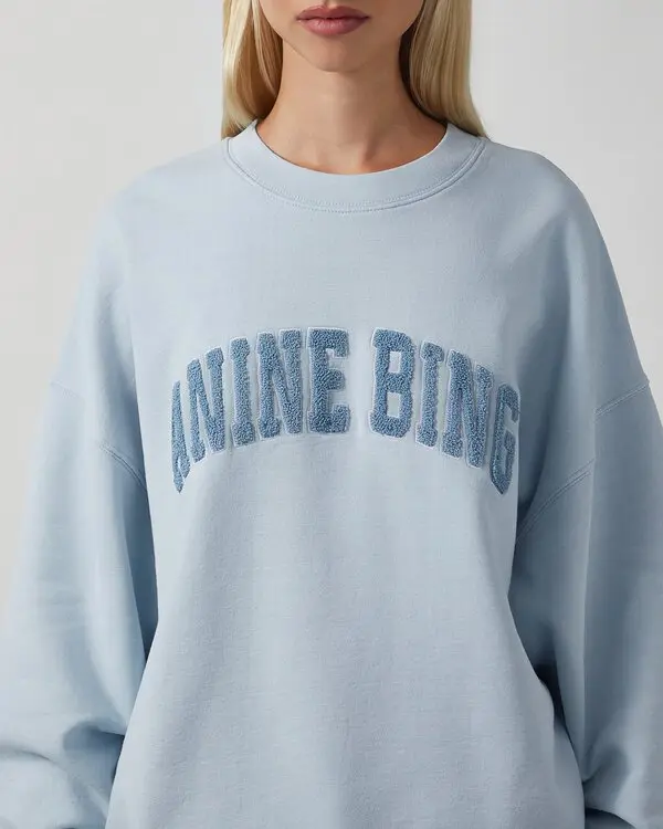 ANINE BING Sweatshirt - Light Blue