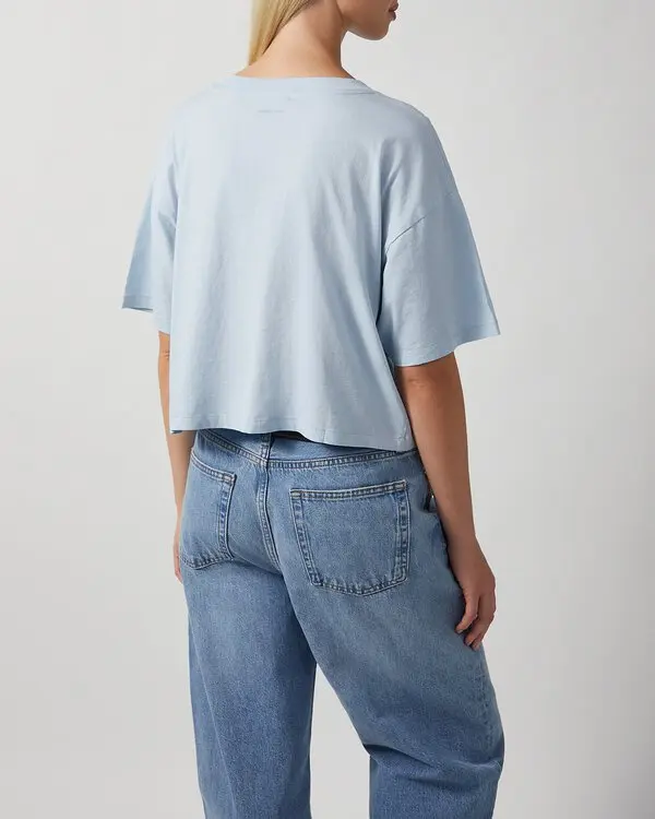 ANINE BING Johnny Cropped Tee