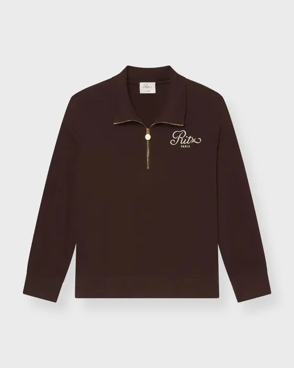 RITZ PARIS X FRAME Sweater Ritz Half Zip Polo