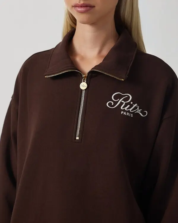 RITZ PARIS X FRAME Sweater Ritz Half Zip Polo