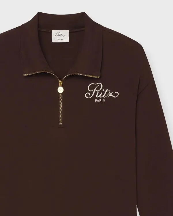 RITZ PARIS X FRAME Sweater Ritz Half Zip Polo