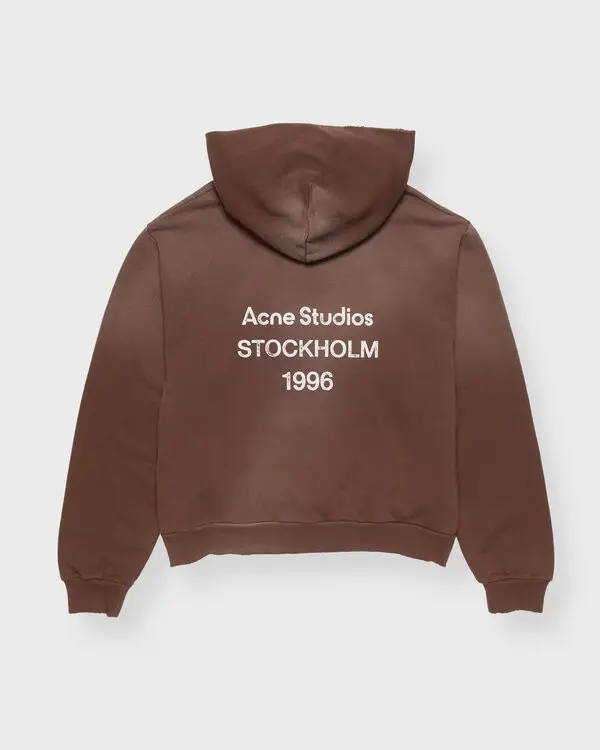 Acne Studios Logo Hoodie - Chocolate