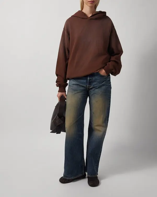 Acne Studios Logo Hoodie - Chocolate