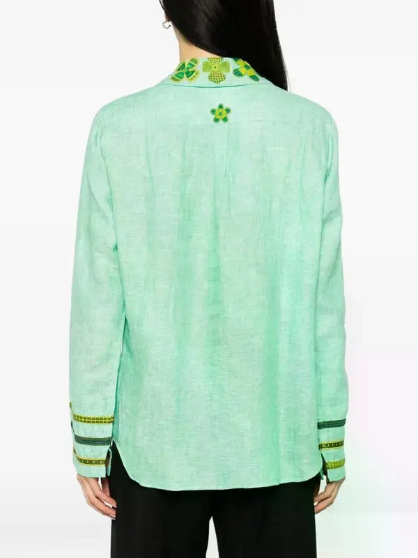 JUPE Floral Embroidered Shirt