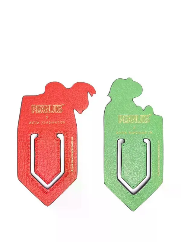 ANYA HINDMARCH X Peanuts Set Of 2 Snoopy Bookmarks