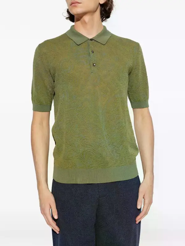 Etro Patterned Polo Shirt