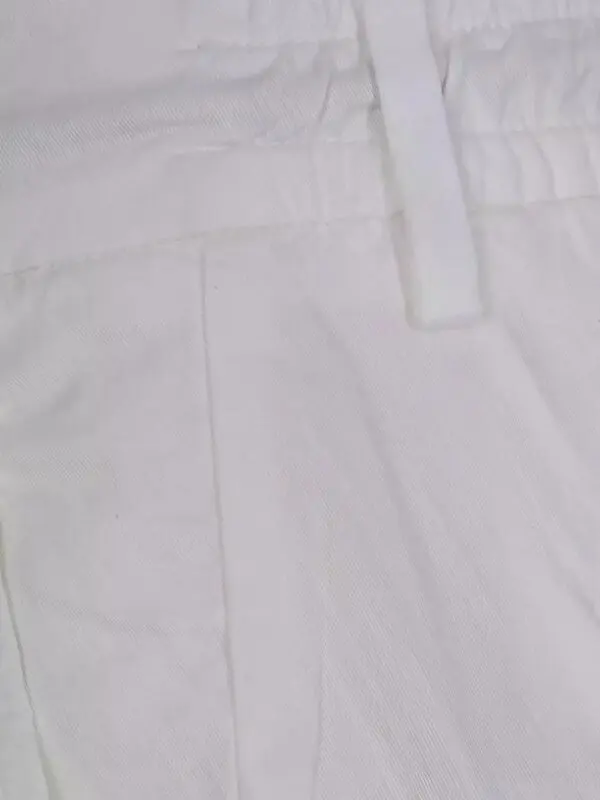 Eleventy Drawstring-waist Trousers - White