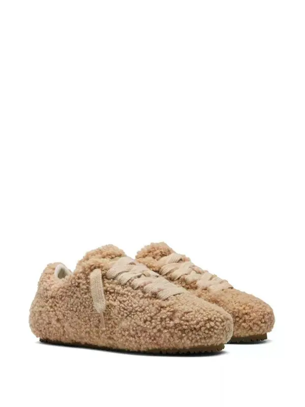 Axel Arigato Tact Shearling-effect Sneakers
