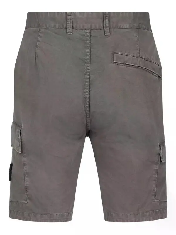 Stone Island Cargo-pocket Shorts - Grey