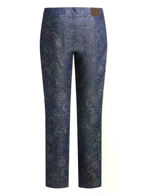 Etro Jacquard Paisley-motif Jeans