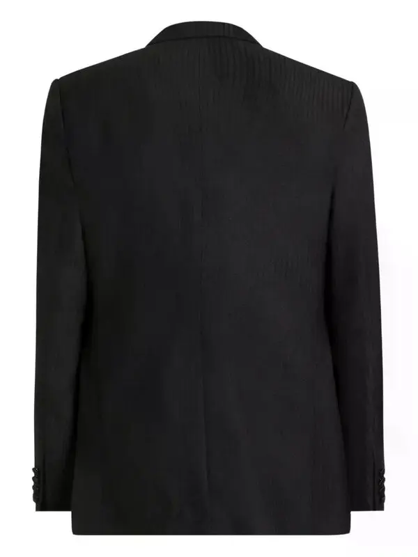 Dolce & Gabbana Sicilia Double-breasted Peaked-lapel Jacket - Black