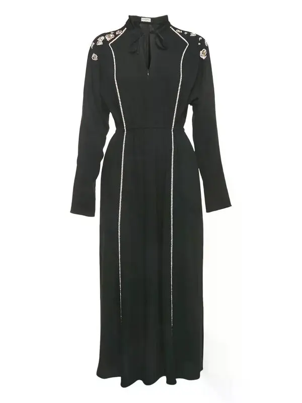Sonia Rykiel Paris Rhinestone-embellished Maxi Dress