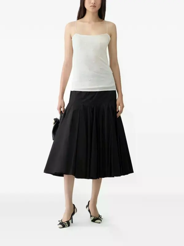 Jacquemus La Plumetis Tank Top - Neutrals