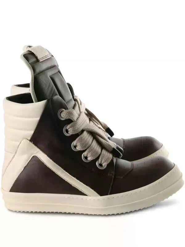 Rick Owens Jumbolace Geobasket High-top Sneakers