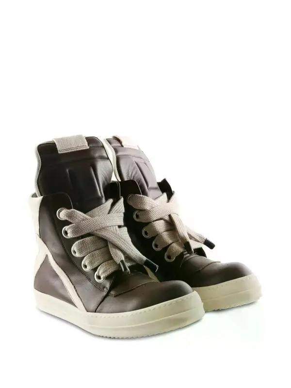 Rick Owens Jumbolace Geobasket High-top Sneakers