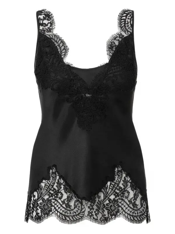 IL VOLO Gia Lace Top - Black